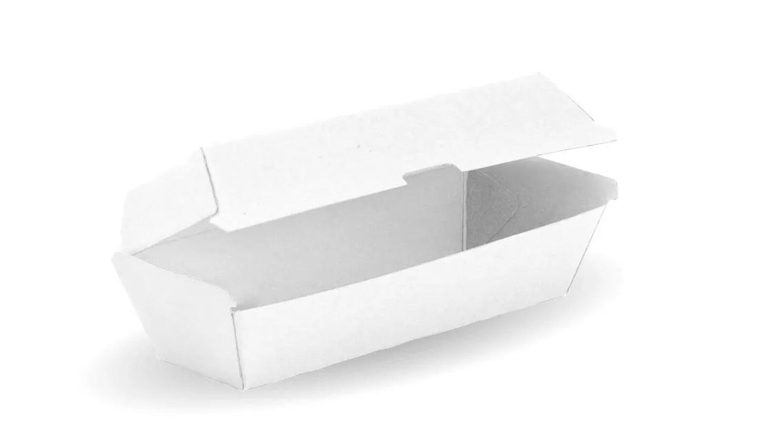 SNACK BOX LARGE BIOBORD WHITE 204X107 (200) BB-SNACK BOX LARGE-W