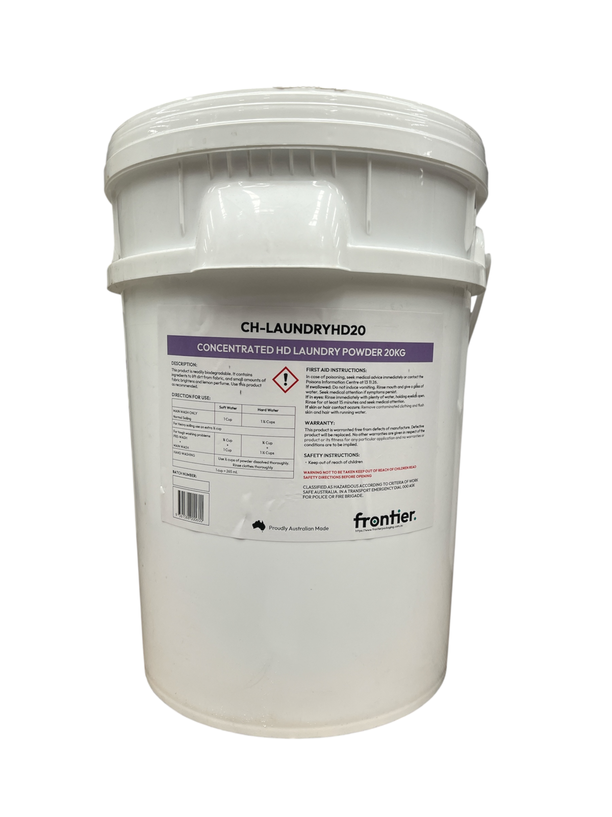 LAUNDRY POWDER HEAVY DUTY 20KG