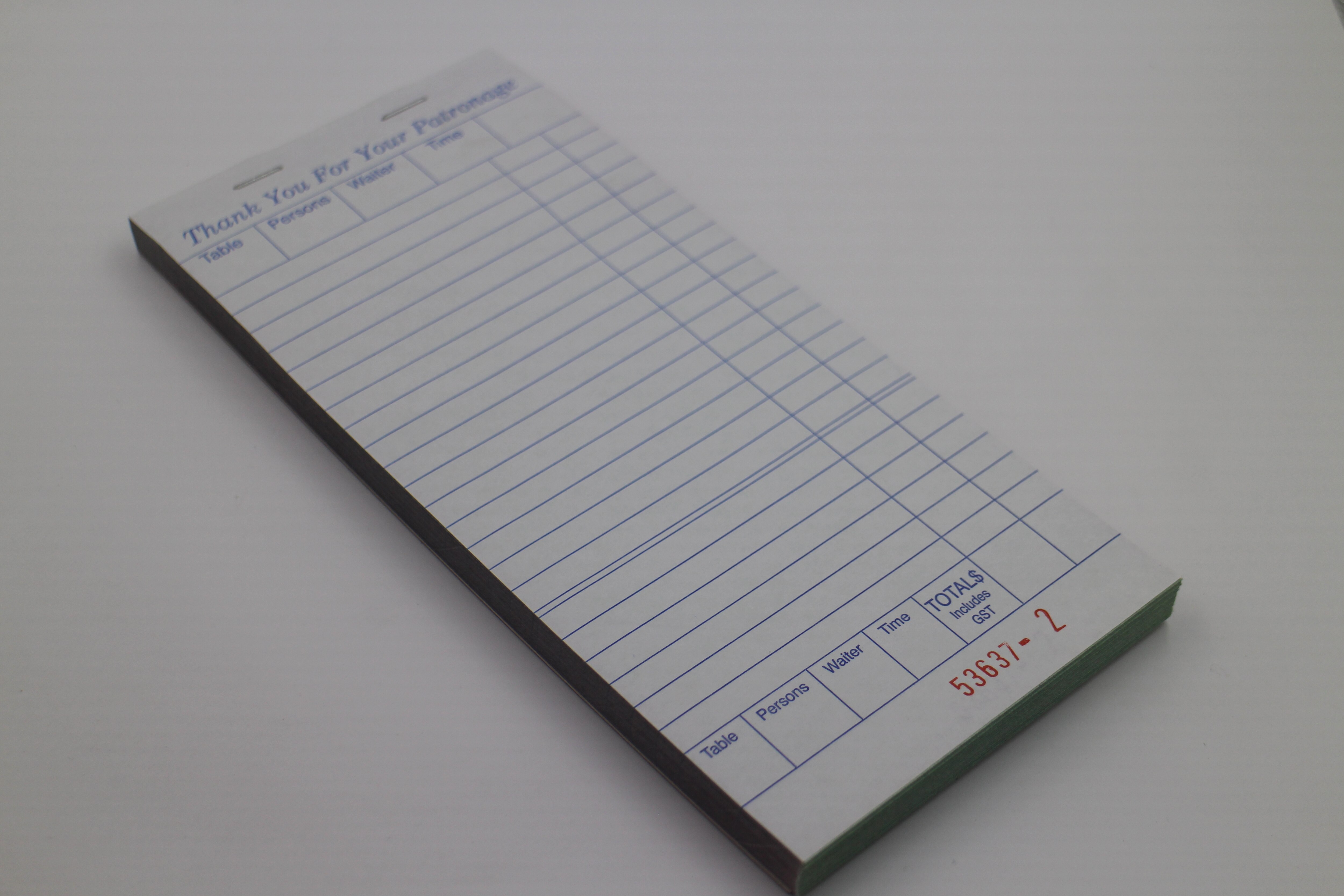 Docket Book Large Triplicate 100 10