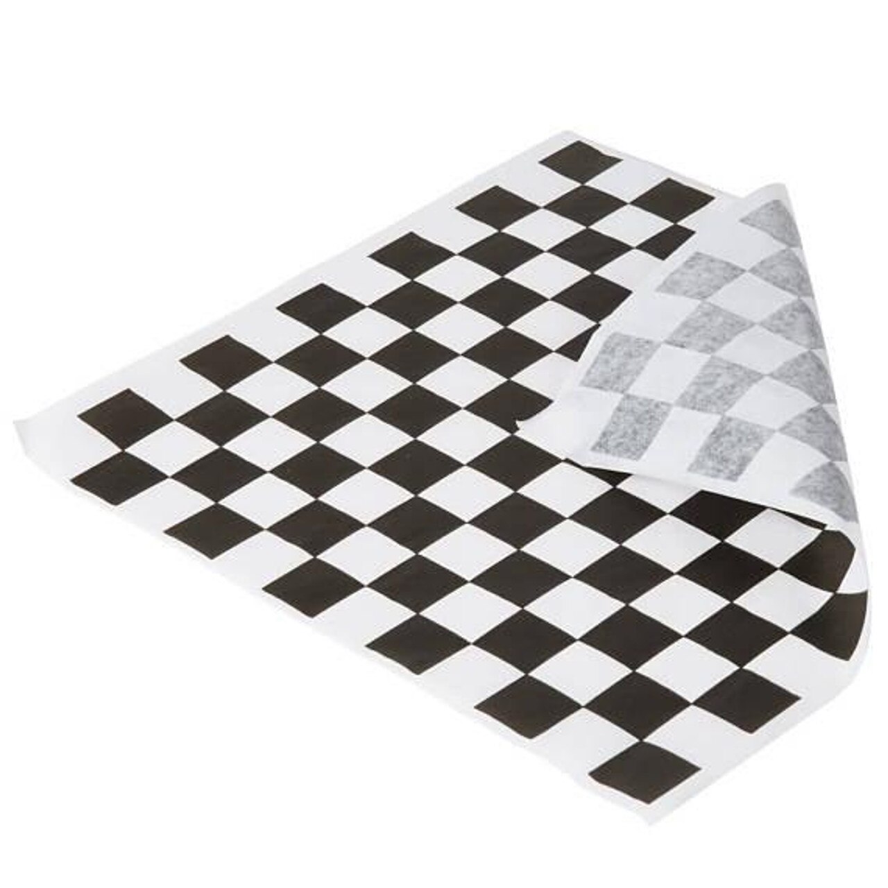 BLACK CHECKERED GREASE PROOF PAPER 400*330 (800)