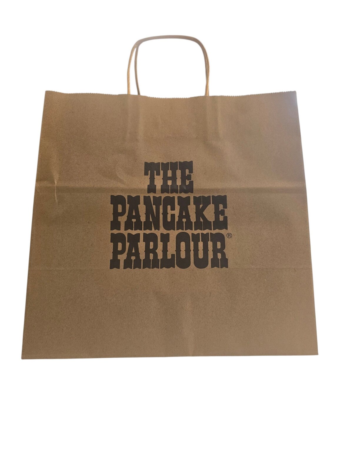 PANCAKE PARLOUR PRINTED DELIVERY BAG LARGE 370X350X220MM (150)