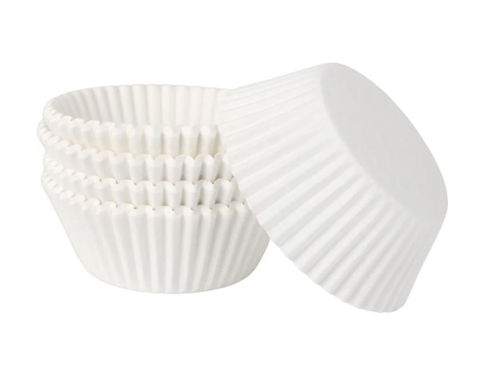 PATTY PAN 408 WHITE (500) (5000) BASE 44MM X HEIGHT 30MM