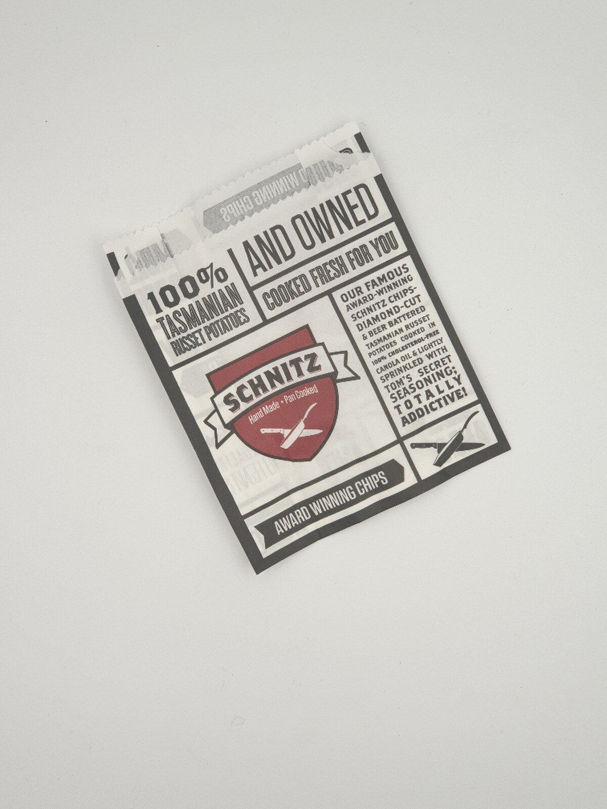 SCHNITZ SMALL CHIP BAG 122X95X45 (4000) B987P0555