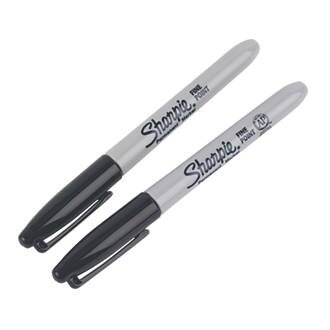 SHARPIE BLACK FINE POINT MARKER (12)