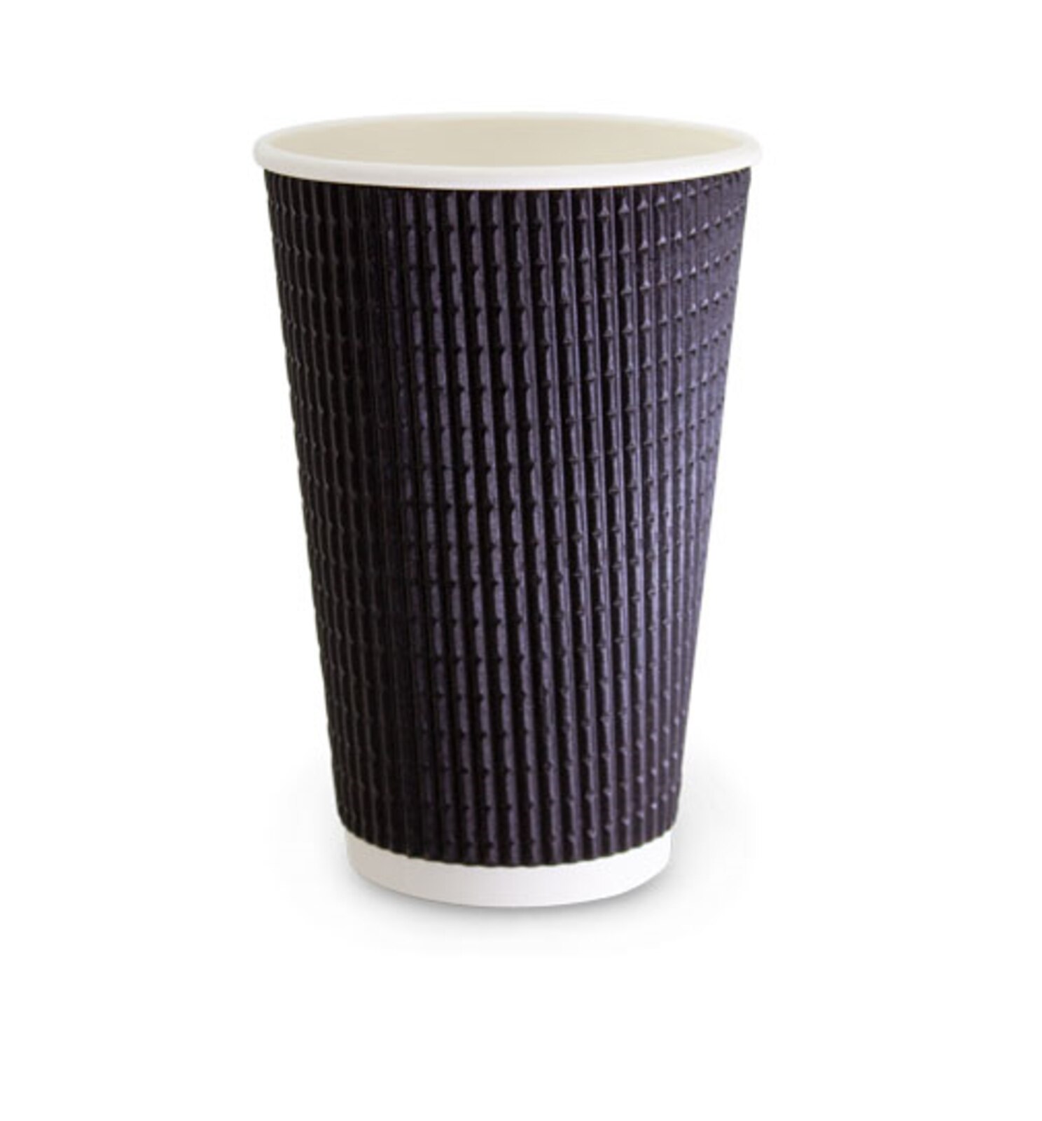 16OZ BLACK W DESIGN HOT CUP (500)(25) 500806 500806