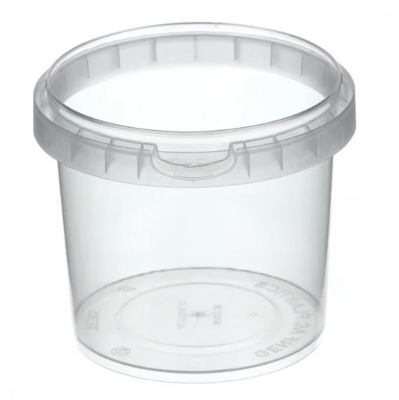 95MM TAMPER EVIDENT ROUND CONTAINER 365ML TE95365 (600)